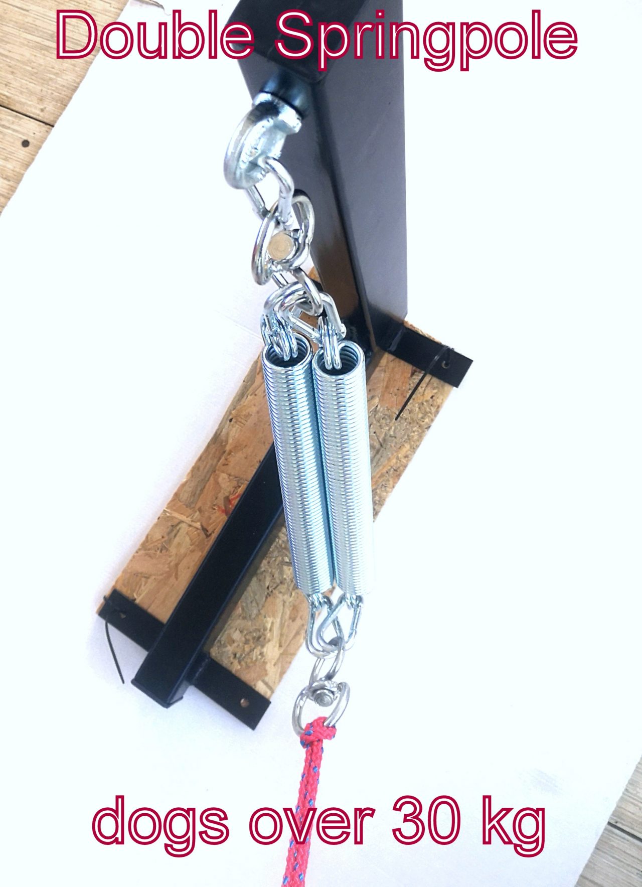 Firepaw Spring Pole Set - Firepaw Dog Treadmills - For Dogs with a Temper